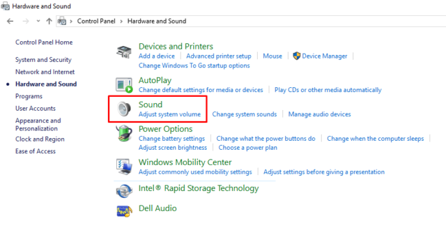 Fix External Speakers Not Working Issue in Windows 10
