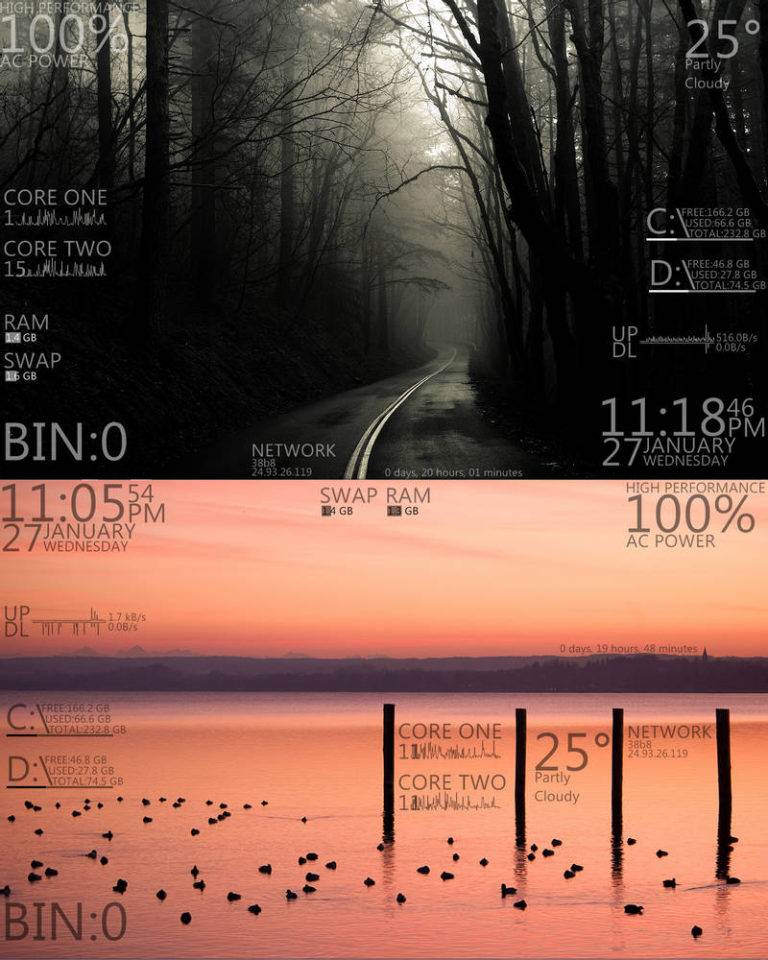 22 Best Rainmeter Skins You Can Download (2022) - Tech4Fresher