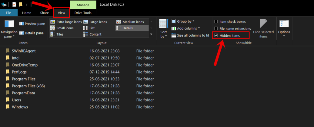 How to Show Hidden Files and Folders in Windows 10, 8, 7