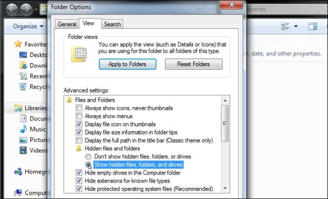 How to Show Hidden Files and Folders in Windows 10, 8, 7
